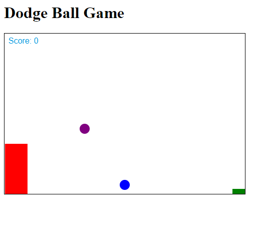 Simple Dodge Ball Game Using Jquery In Javascript Free Source Code Sourcecodester
